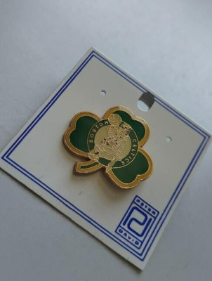 NBA Boston Celtics Logo Pin Basketball 1992 Peter David, Inc. Vintage ...