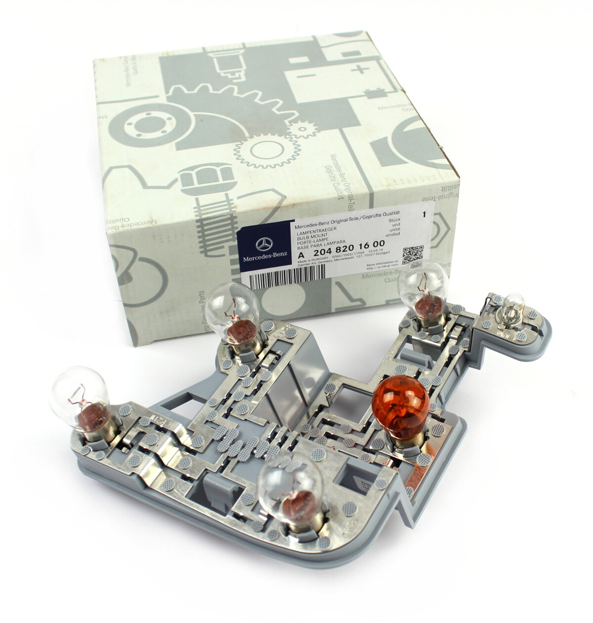 Mercedes-Benz W204 C-Class lamp carrier socket rear right taillight ...