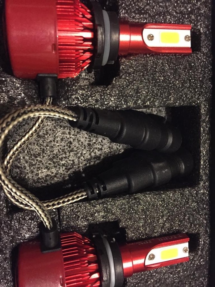 2 bulbs REPLACEMENT LED head Light Bulb Kit 9005 HB3 fahren hyper white ...