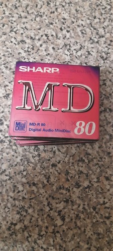 4 x Sealed New Sharp Mini Disc MD-R 80 - Record / Audio / Blank | eBay