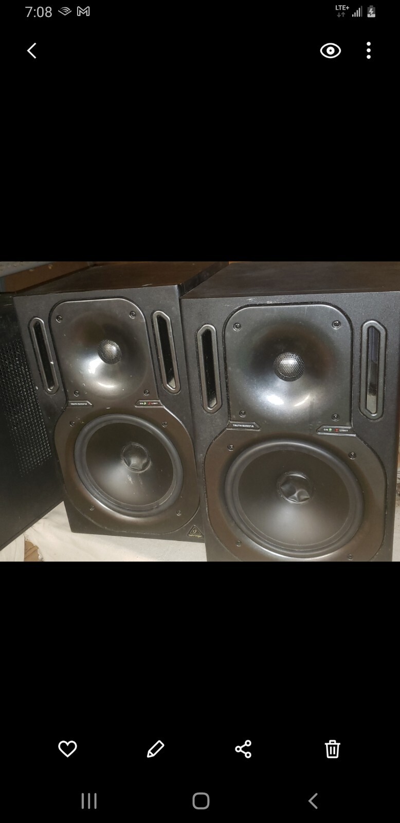 Behringer Truth B2031A 8.75 inch Powered Studio Monitor 689076748377| eBay