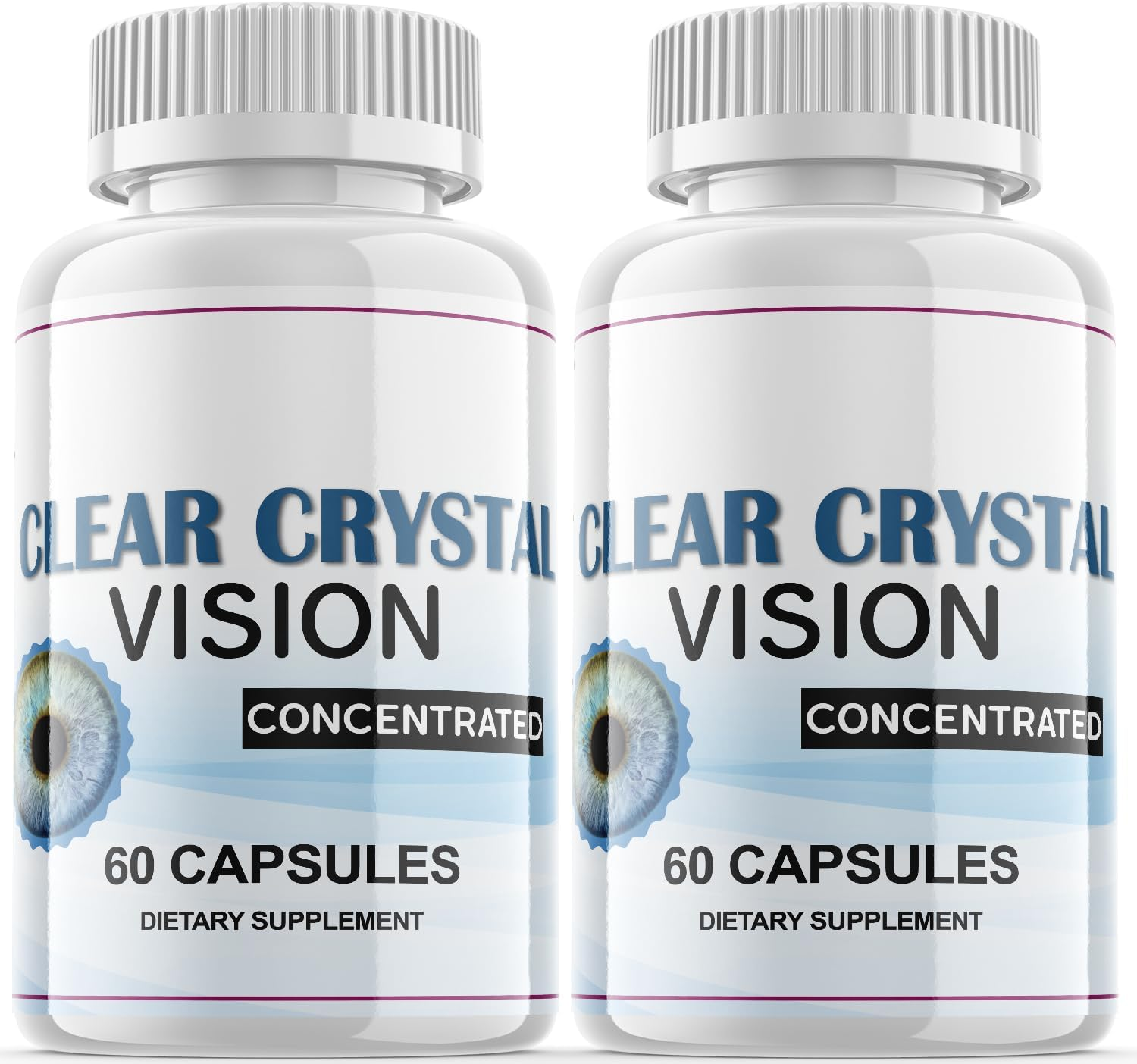 (2 Pack) Clear Crystal Vision Advanced Formula Supplement Capsules ...