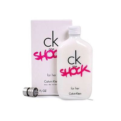 Calvin Klein CK One Shock for Her 200ml EDT Spray Retail Boxed Sealed ...