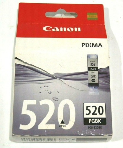 Canon Genuine PGI520-BK BLACK 520 Ink IP3600 IP4600 IP4700 MP540 MP980 ...