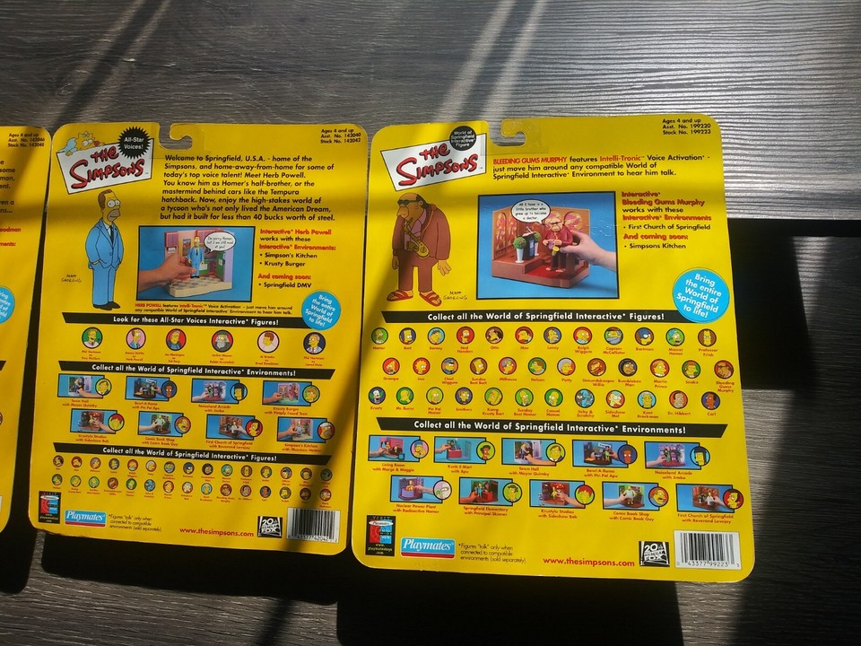 The Simpsons Lot Herb Powell Bleeding Gums Murphy Brad Goodman NEW ...