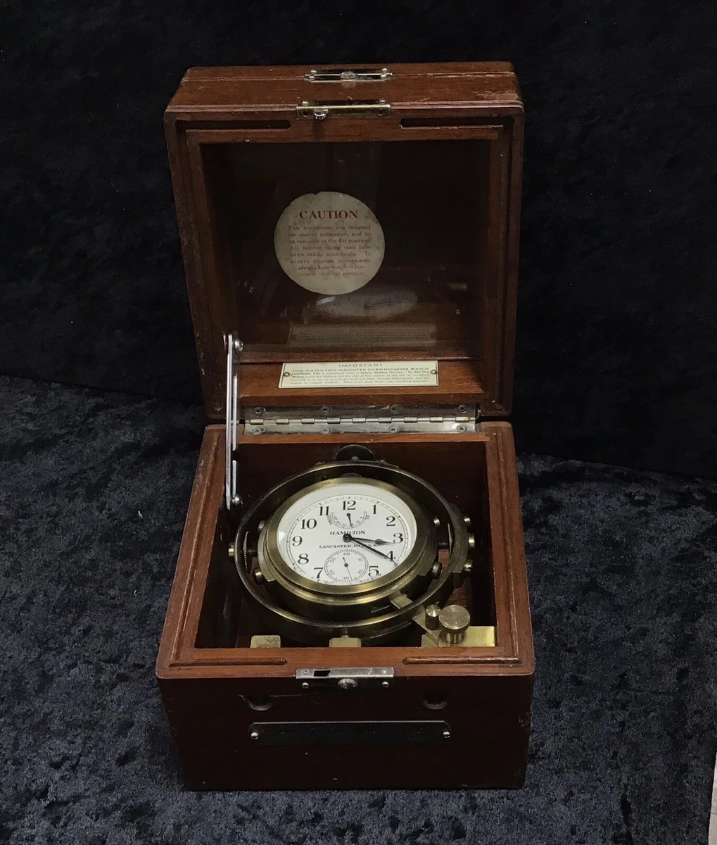 Hamilton Watch Company Model 21 Two-day Marine Chronometer