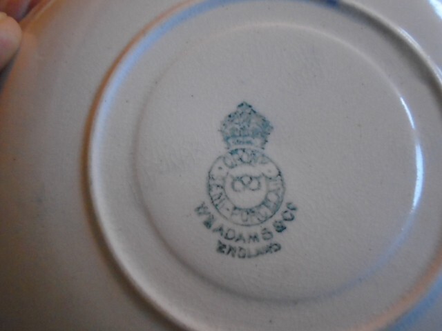 BRUSHSTROKE FLOW BLUE & CUT SPONGE FLORAL POLYCHROME 7 Pc. SET | eBay