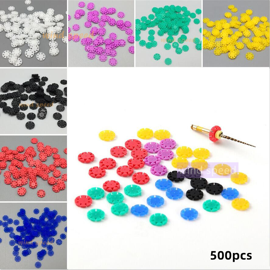 500pcs Dental Endodontic Rotary Files count Disc Diagnostic Safety Memo ...