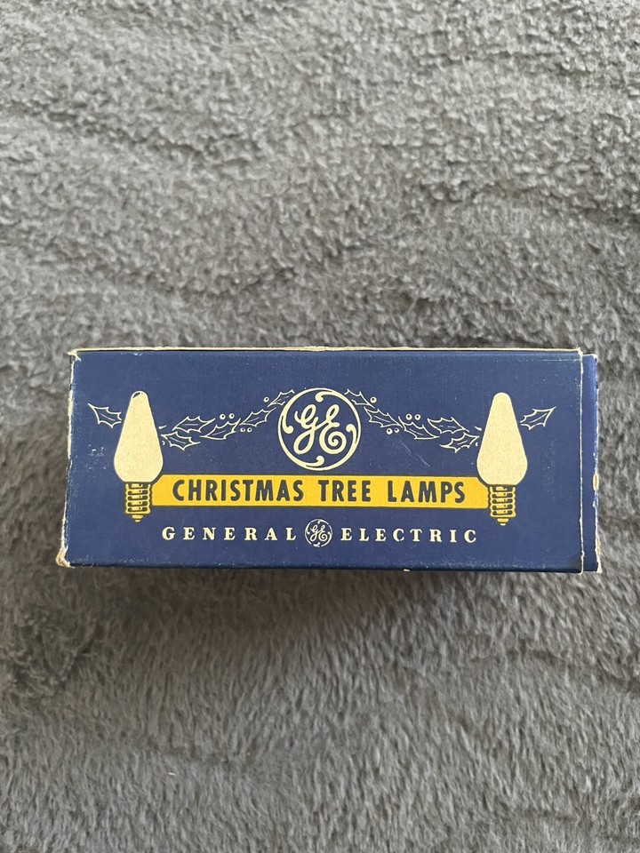 Vintage Lot Of 10 GE C6 Swirl Christmas Light Bulbs- Blue,green,red ...