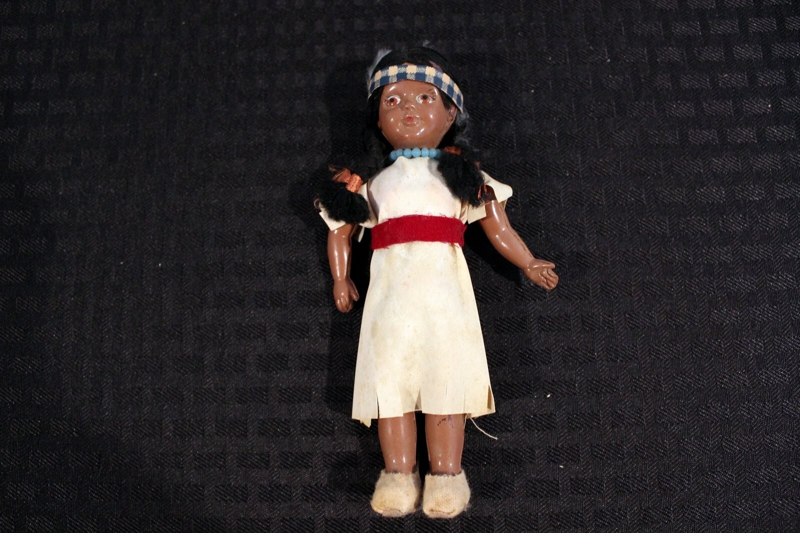 Vintage souvenir Native American Girl Doll - 6 1/2" tall | eBay