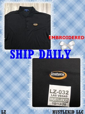 JOSTENS Memorabilia Company Employee Uniform Men Polo Shirt 2XL XXL ...