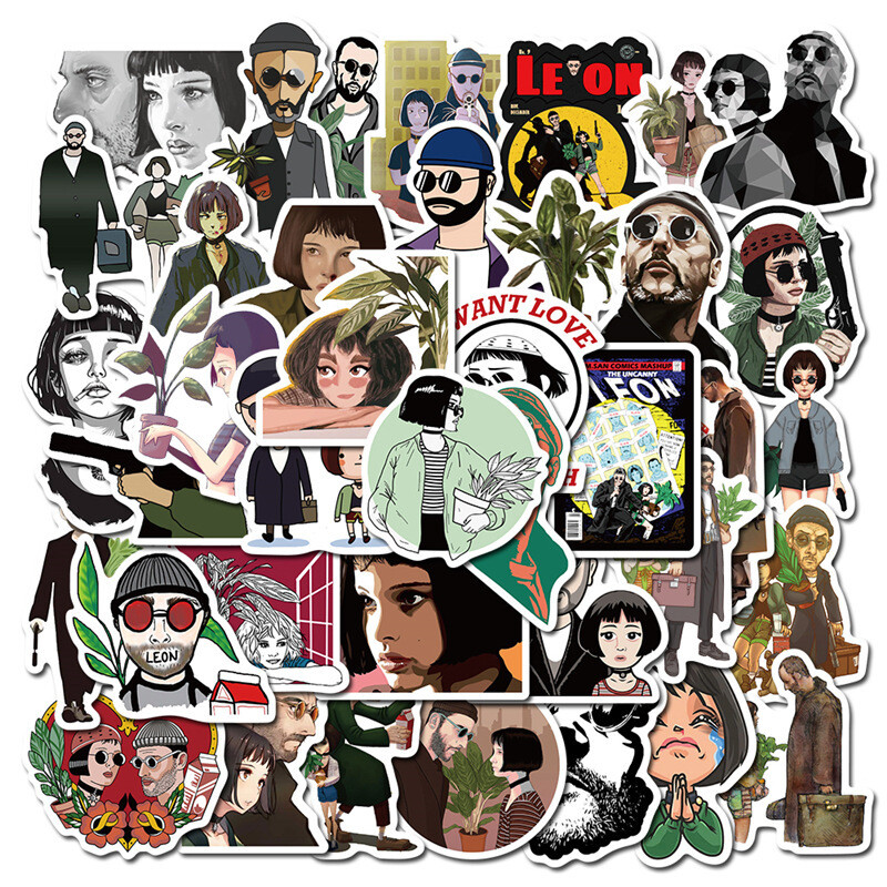 50pcs Léon:The Professional Movie Decal Stickers Bomb Car Skateboard ...