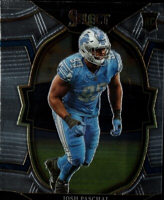 2022 Panini Select Football #59 Josh Paschal Rookie LIONS | eBay