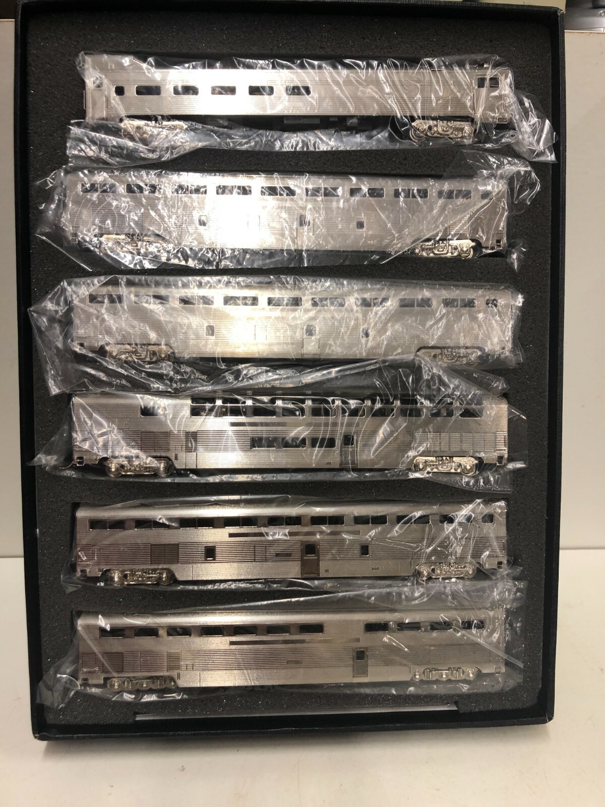 Hallmark Models Santa Fe High Level Cars 6 Car Set for El Capitan Brass ...