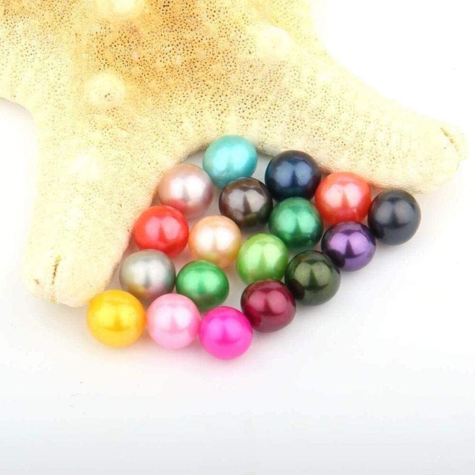 50PC Saltwater Akoya Pearls Oysters with 7-8Mm Love Wish Pearl Inside ...
