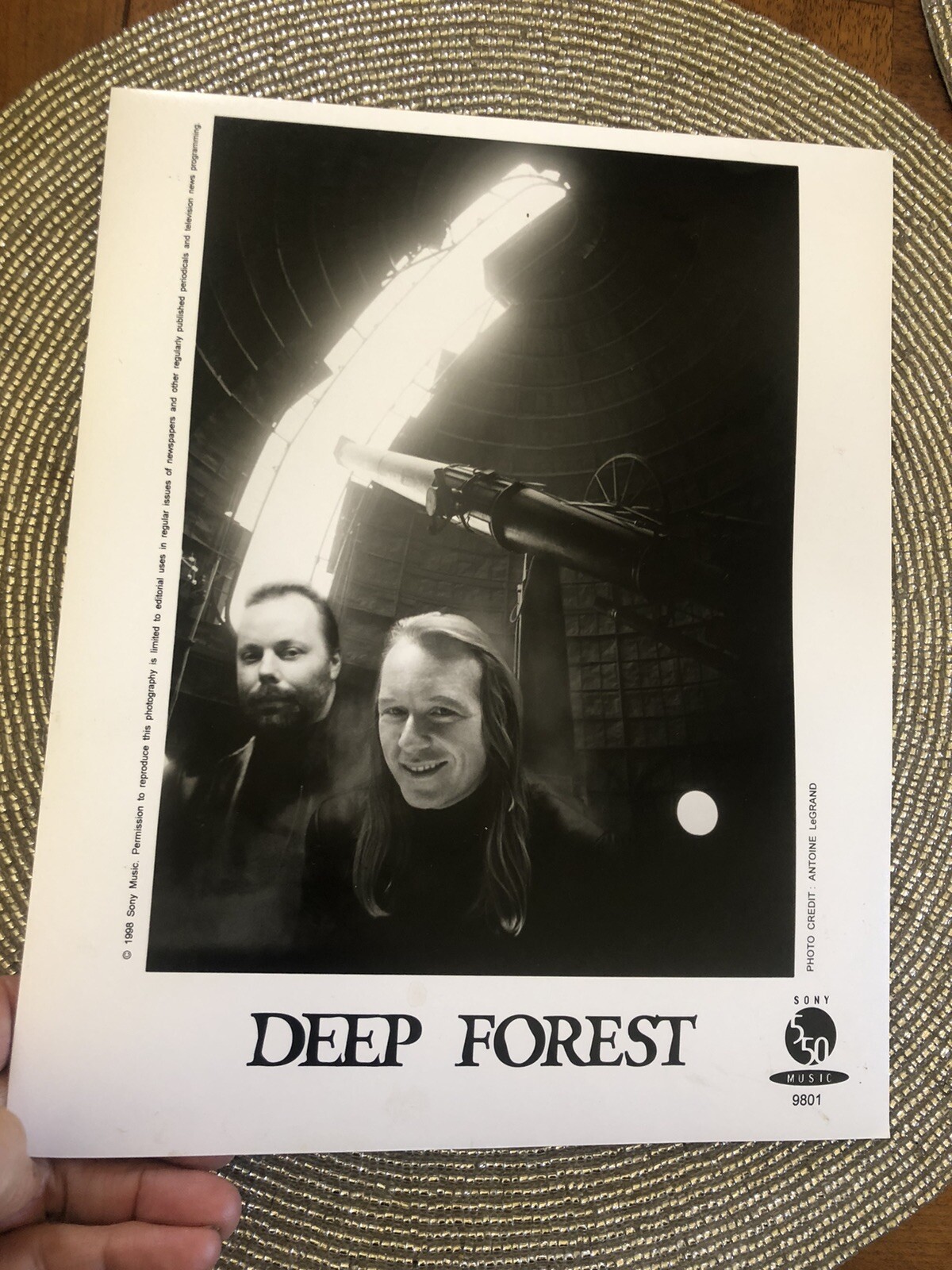 Deep Forest Music Group Vintage Rare 8x10 Press Photo | eBay