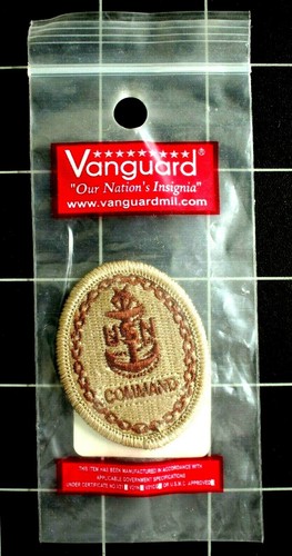 USN NAVY NWU UNIFORM COMMAND E8 SCPO SPECIALTY BADGE TYPE 2 TAN ...