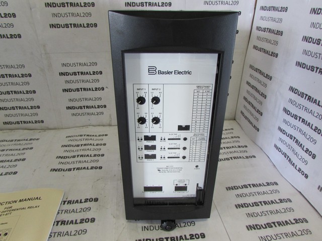 Basler Electric BE1-87T Transformer Differential Solid State Protectiv ...