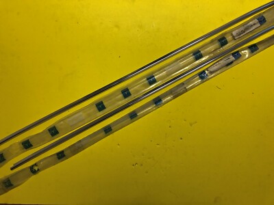 Mercedes W114 W115 Roof Rain Rail Gutter Moulding trim Set Genuine NOS ...