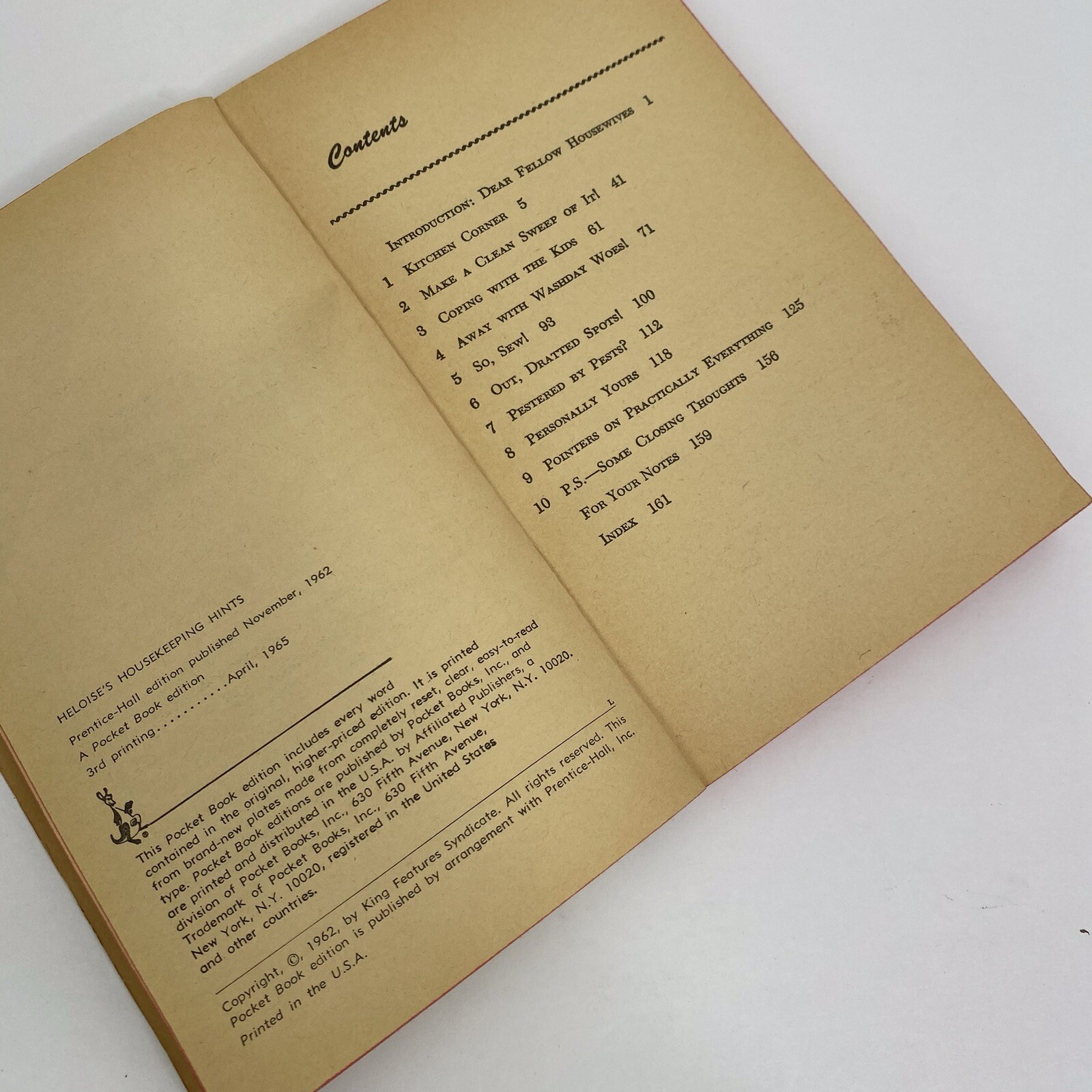 Heloise’s Housekeeping Hints Pocket Book Edition 1965 Illustrated Rare ...