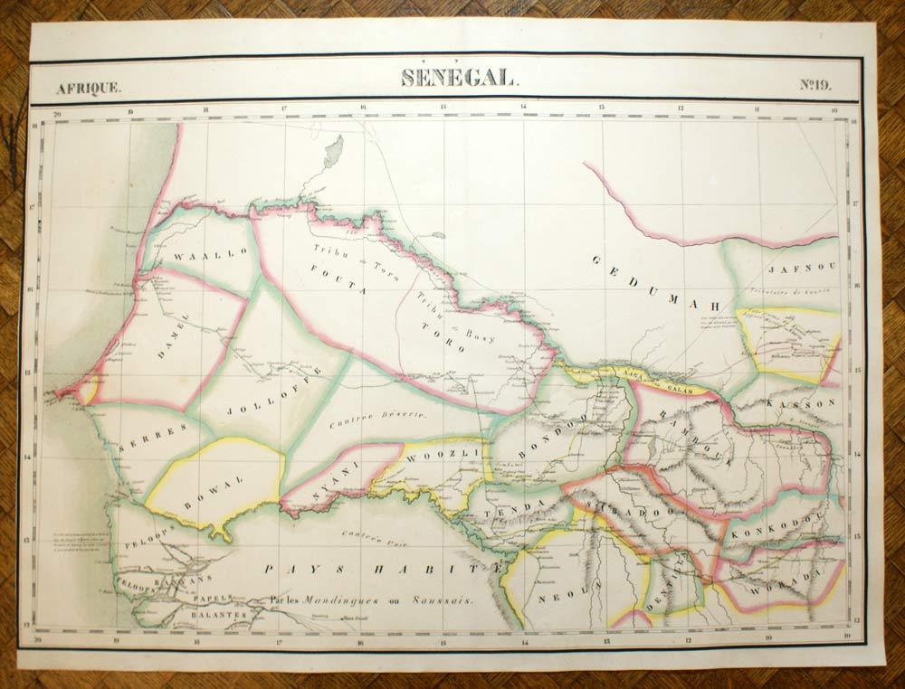 Senegal Physical Features Map 2,500+ Senegal Map Stock Photos,