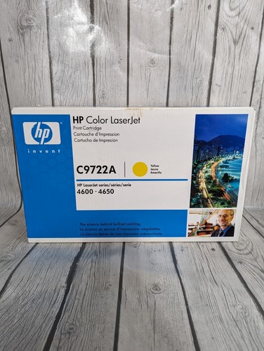 HP 641A C9722A Yellow Cartridge Genuine OEM LaserJet Toner HP 4600 4650 ...