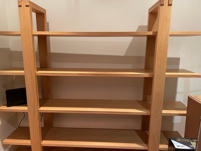 Habitat Light Oak Shelving Unit - perfect for Books, Vinyl or Ornaments ...