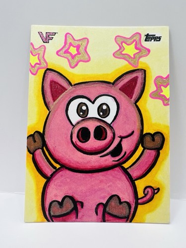 2025 VeeFriends Topps Patient Pig Artist Sketch 1/1 Vincent Rappa | eBay