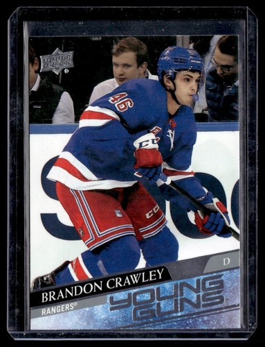 2020-21 Upper Deck Brandon Crawley Rookie New York Rangers #464 | eBay