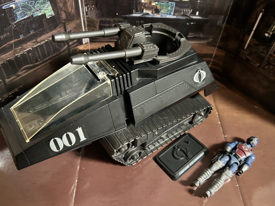 GI Joe Action Force 25th Anniversary Cobra HISS tank W/Hiss Tank ...