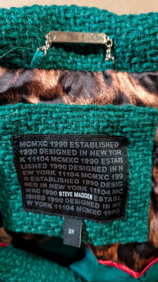 NWT Steve Madden Single Breasted Hooded Winter Coat Green Size 3X | eBay