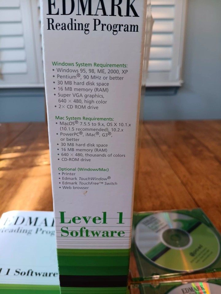 Edmark Reading Program LEVEL 1 SOFTWARE Kit Windows/MAC Compatible | eBay