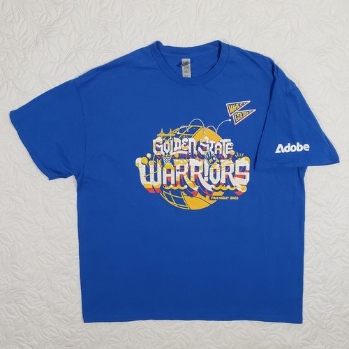 Golden State Warriors SGA T-Shirt XL Fan Night 2023 Blue Basketball ...