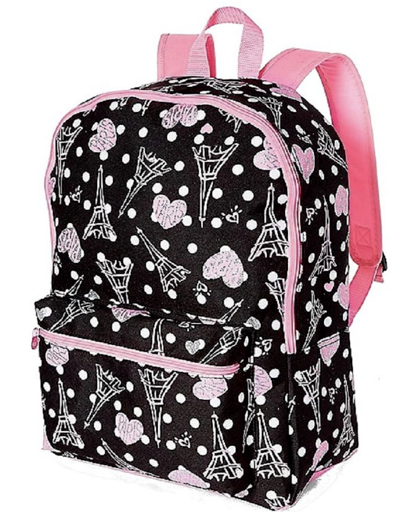 Justice Paris Print School Backpack | eBay