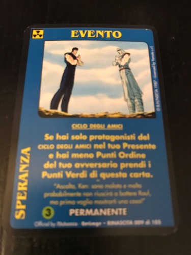 Carte Ken il Guerriero - EVENTO - SPERANZA | eBay