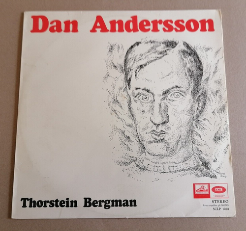 THORSTEIN BERGMAN Dan Andersson LP 1967 Sweden EMI His Master's Voice ...