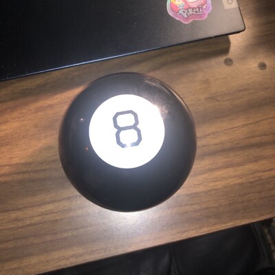 Vintage 1980s Magic 8 Eight Ball Classic Mattel Toy Fortune Teller ...