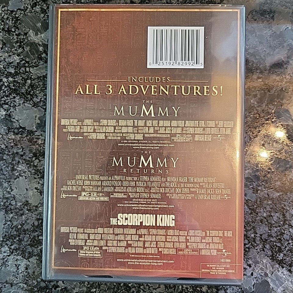 The Mummy Collector's Set - DVD (The Mummy/The Mummy Returns/The ...