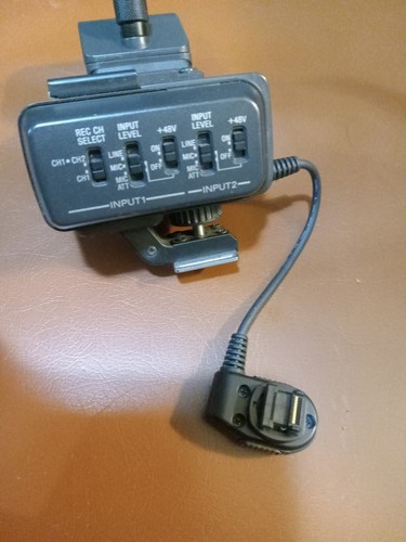 Sony Dual XLR Adapter with Hot Shoe Cable HVR A1 | eBay