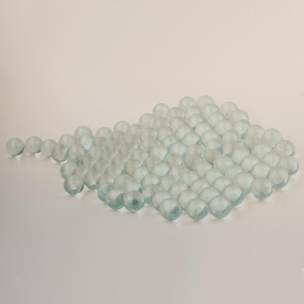Clear Transparent Marbles Brightly Colored Glass Marble On Clear