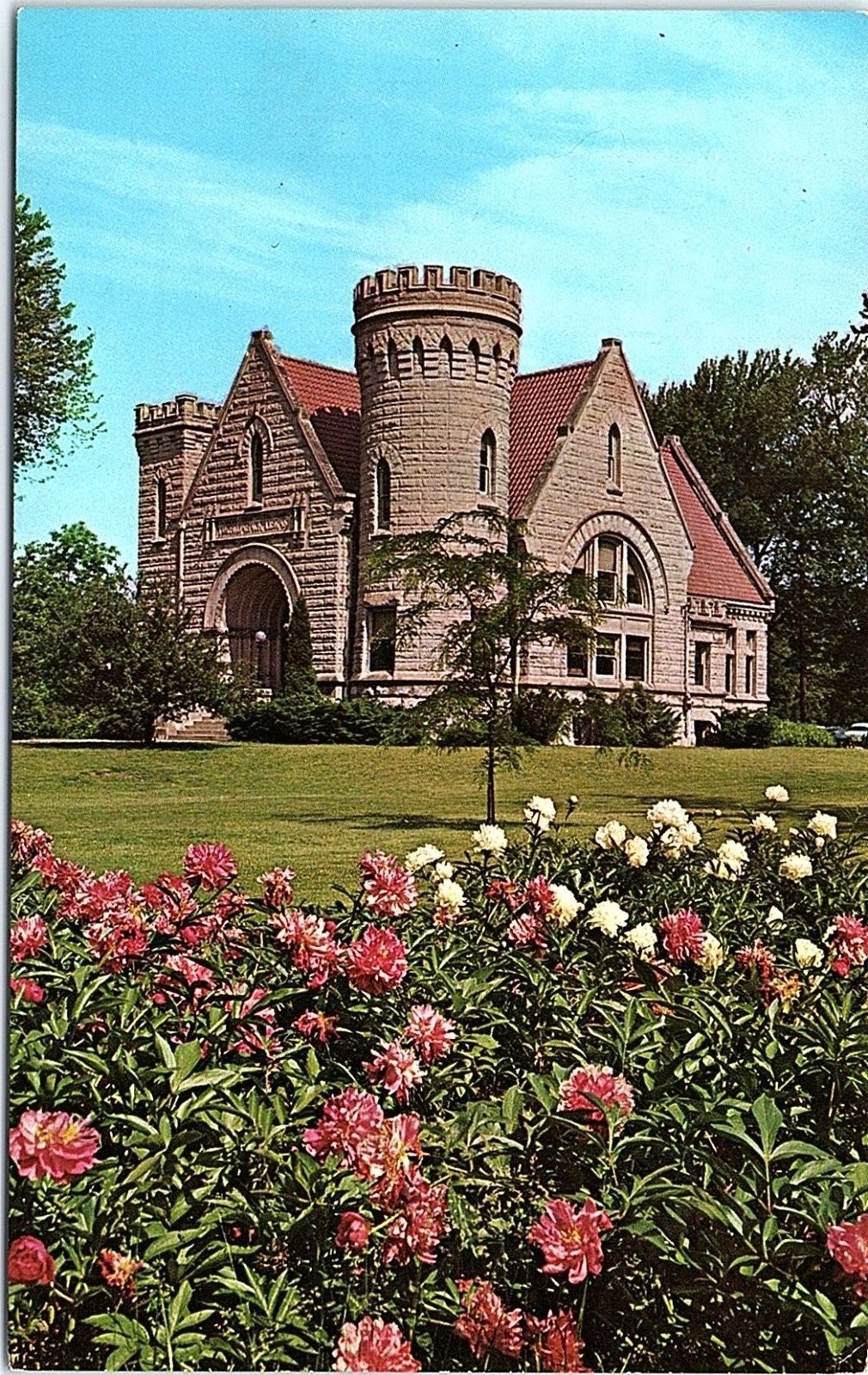 Vtg Ohio Postcard 1960s Brumback Library First County Library in US Van ...
