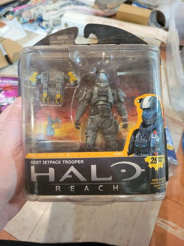 Halo Reach Series 3 ODST Jetpack Trooper Action Figure McFarlane 2011 ...