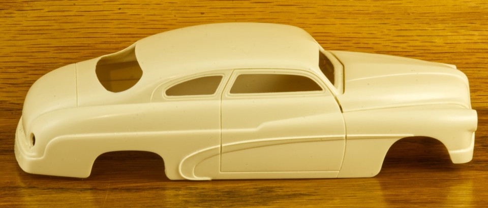 1/25-Scale Modelhaus Custom 1949 Mercury with Chopped Top and Chrome ...