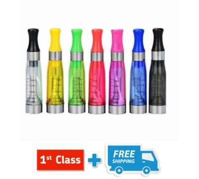 10 x Mix Colour Glass Atomizer Clearomiser Cartomizer E Cigarette Top ...