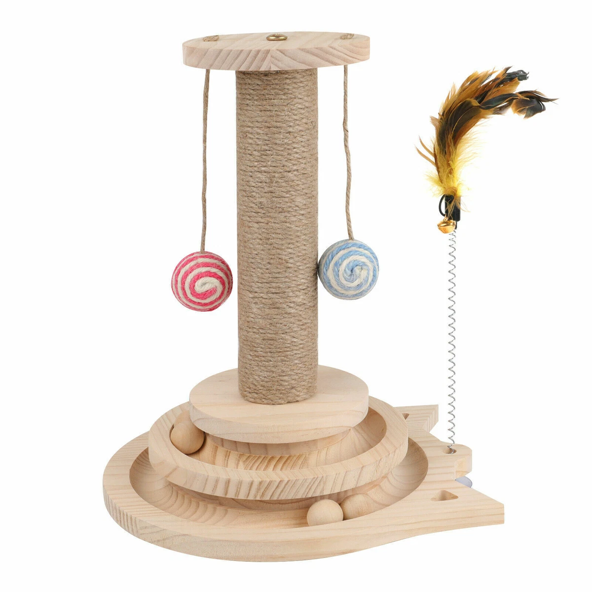 Wooden Cat Scratching Posts