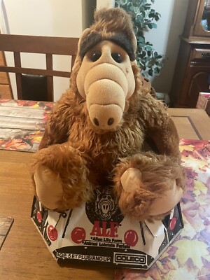 Vintage ALF 18” Plush Stuffed Animal Doll Toy Coleco 1986 Alien ...