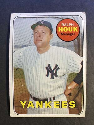 1969 Topps Baseball Ralph Houk Card New York Yankees Card #447 | eBay