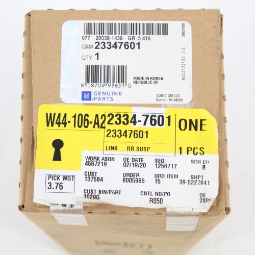 General Motors Link Part Number - 23347601 | eBay
