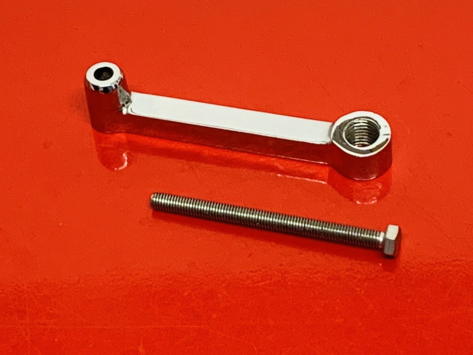 LAMBRETTA LI3 SX TV3 GP DL CHROME 10MM THREAD UNDER HANDLEBAR MIRROR ...