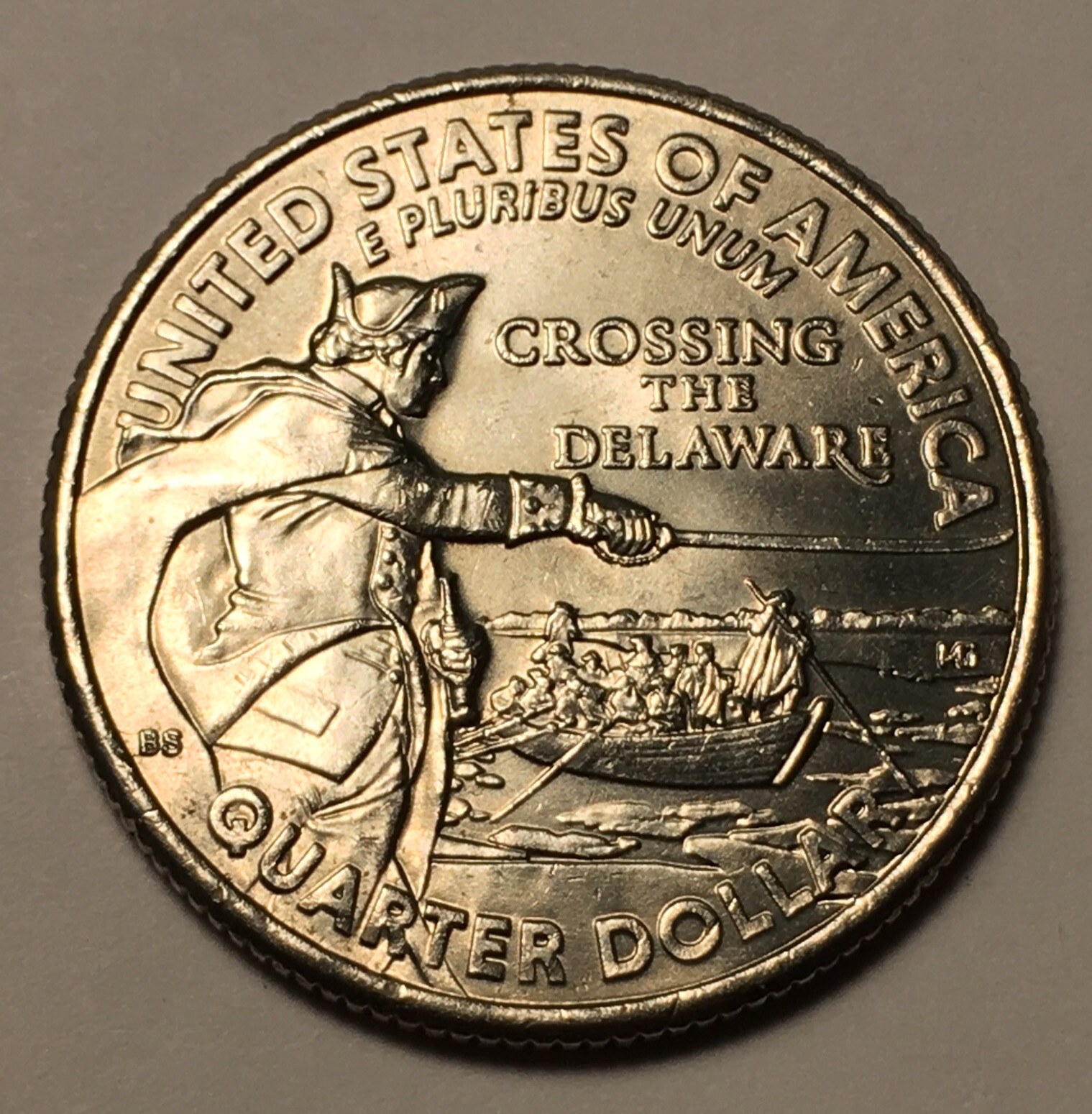 2021 P Washington Crossing The Delaware Coin ( Die Break Error ) Very ...